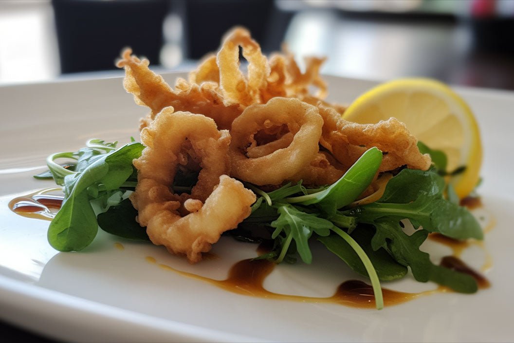 Anillos de calamares fritos crujientes – santokuknives